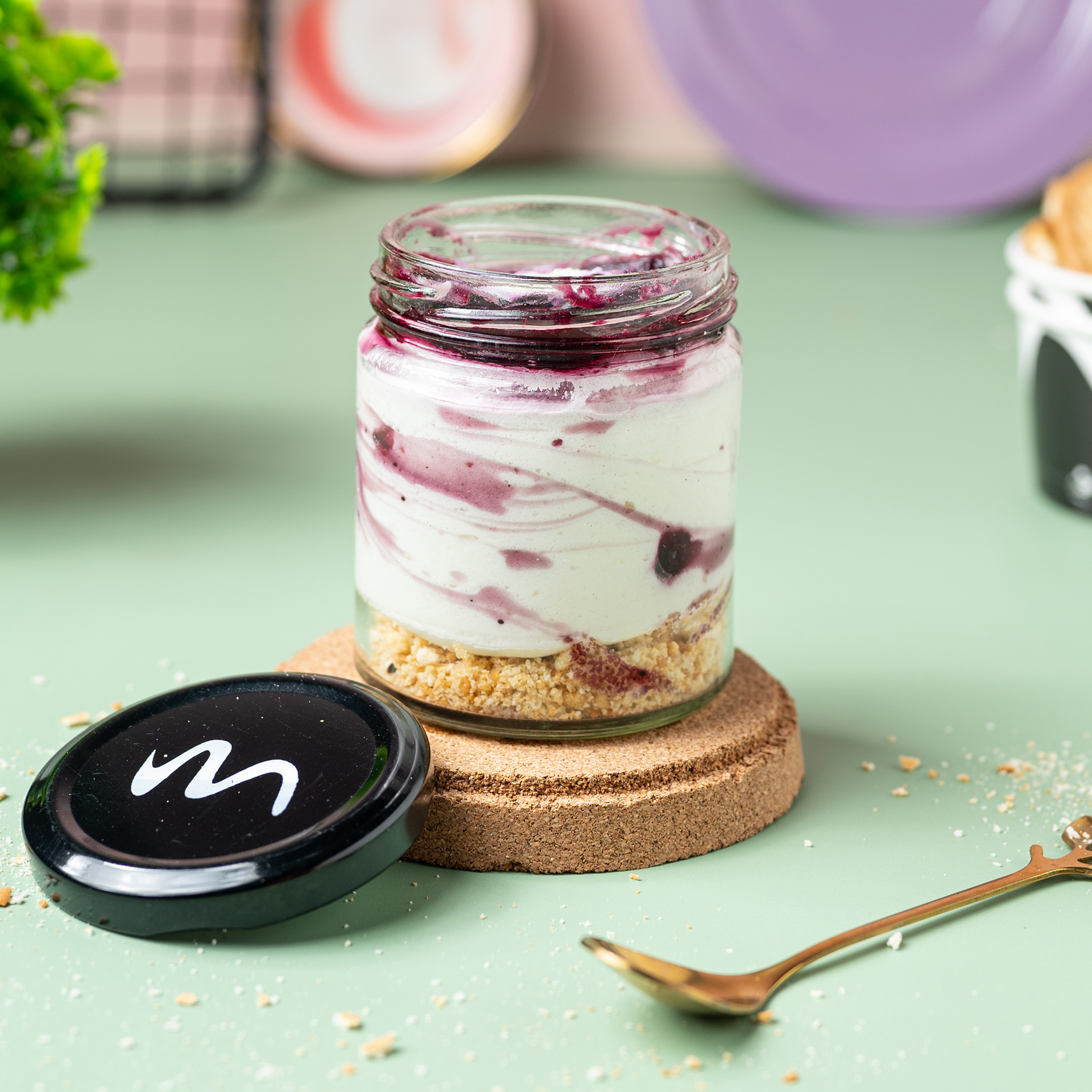 Buy Blueberry Cheesecake Jar | Mamamiaindia