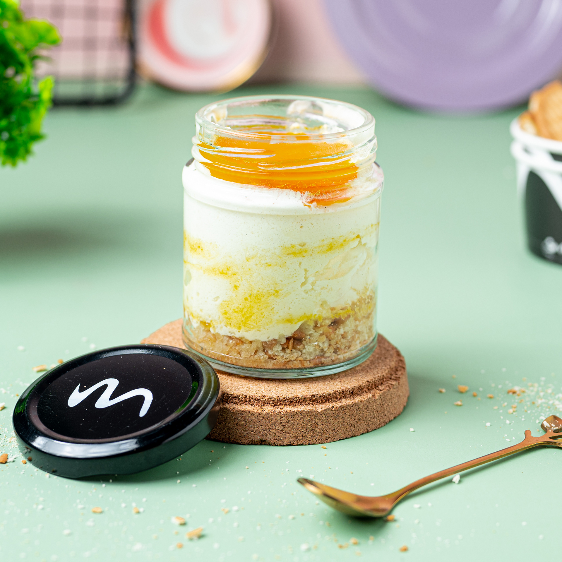 Buy Mango Cheesecake Jar | Mamamiaindia